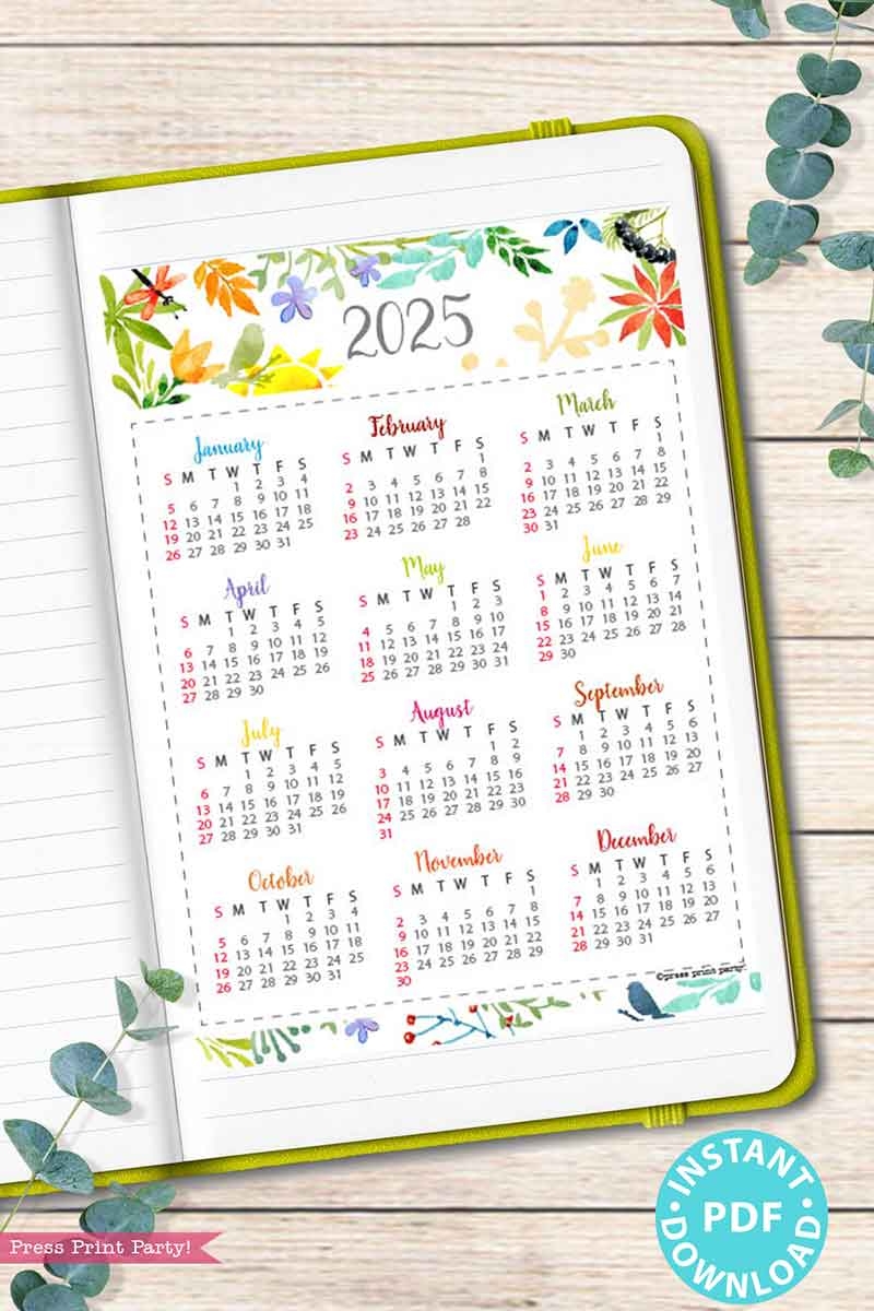 Printable Weekly Calendar 2025 For Bullet Journal - Calendar Printable 2025